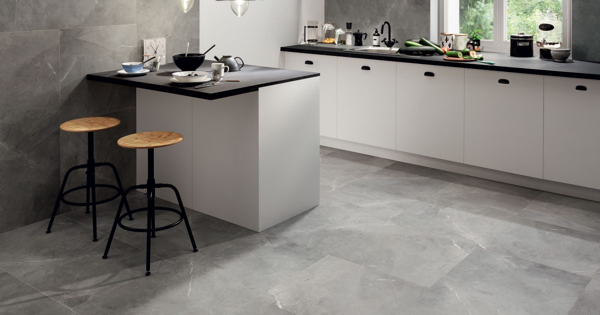 Płytki Remos grey - szare, kamienne, podłogowe, na ścianę, do kuchni ...