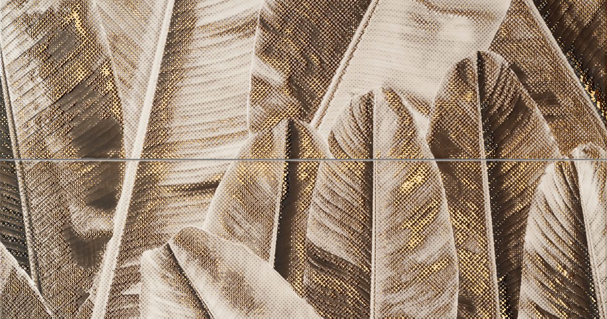 Pietra Aurea leaves / Ceramika Domino – ceramic tiles: wall tiles ...